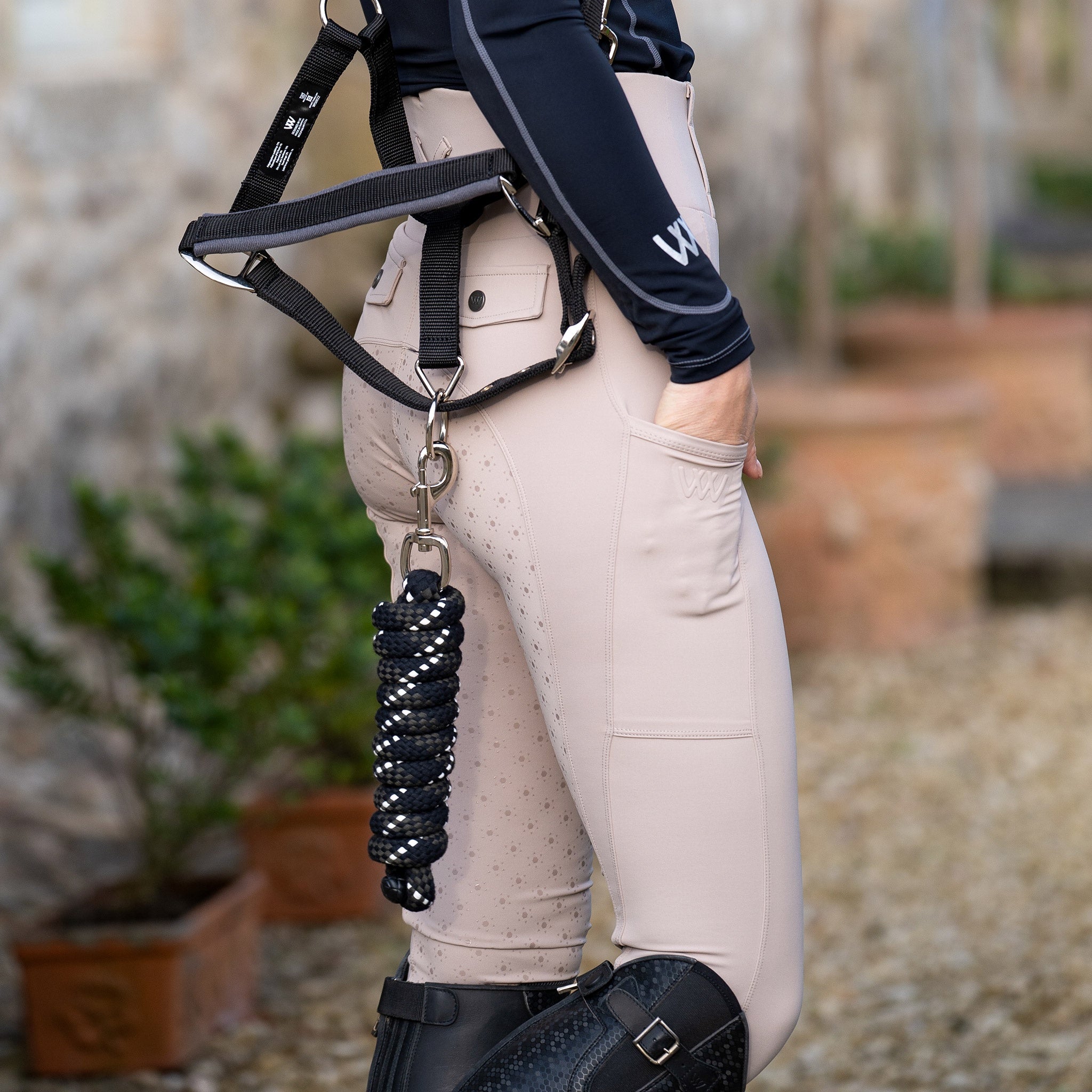 Woof Wear Vision Lite Tights Stone – Aitken's Saddlery