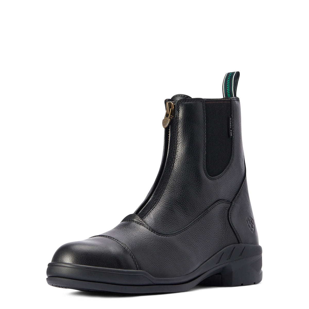 Ariat Mens Heritage IV Zip Steel Toe Boots Black– Aitken's Saddlery