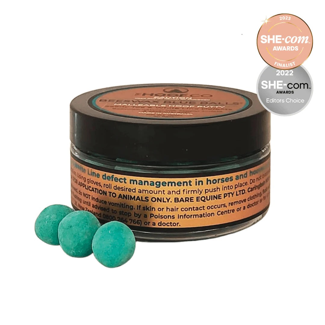 Beeswax Blue Balls for Seedy Toe & White Line Defects – Aitken's Saddlery