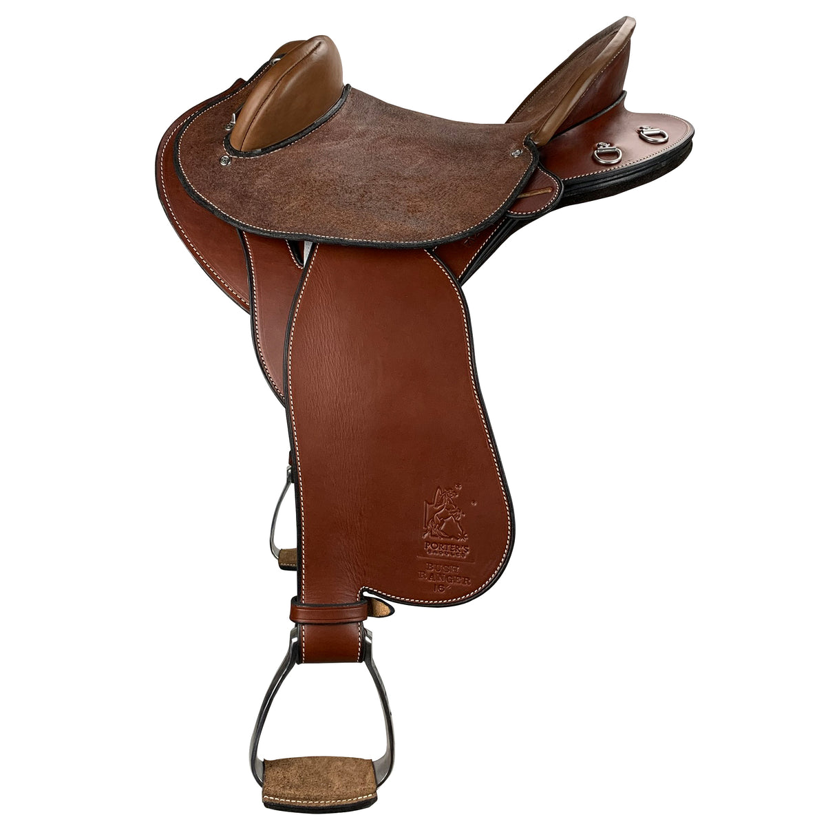 Porter Bush Ranger Half Breed Saddle Tan– Aitken's Saddlery